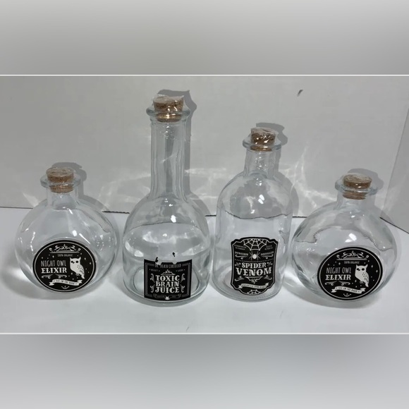 Target | Holiday | Target Bullseye Playground Set Of 4 Glass Potion ...